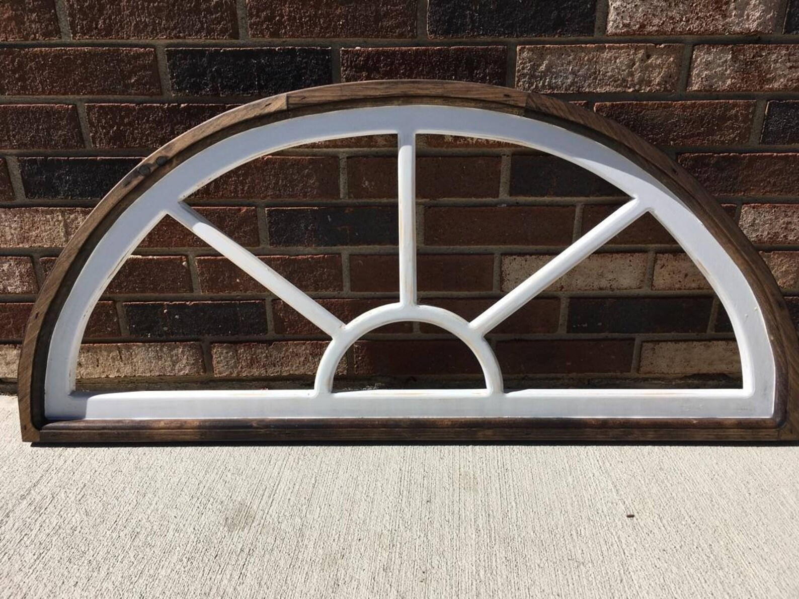 Sunburst Window Frame semi-circle - Etsy
