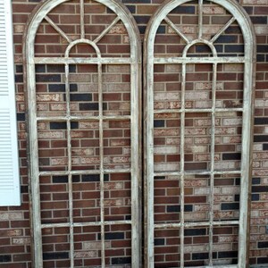 Extra Large Sunburst Topped Window Frame assembly Required - Etsy