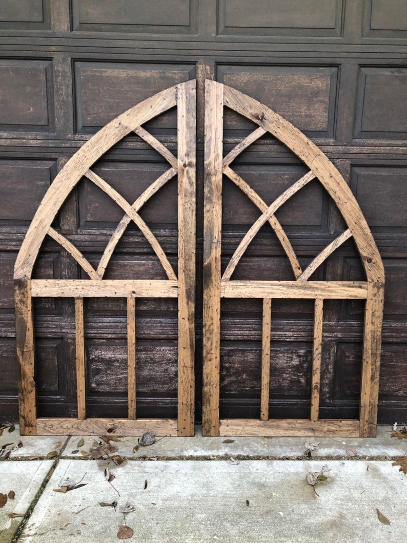 Arched Gothic Inspired Frame Pair Large - Etsy