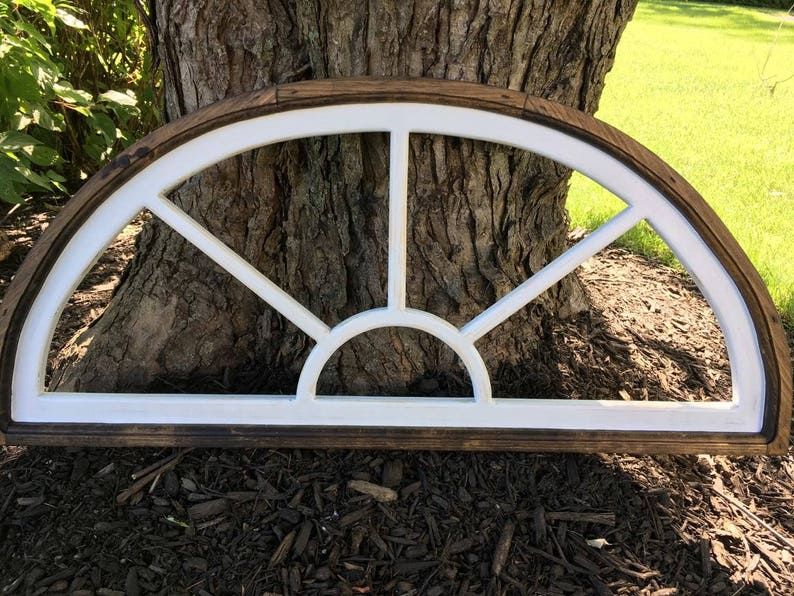Sunburst Window Frame semi-circle - Etsy