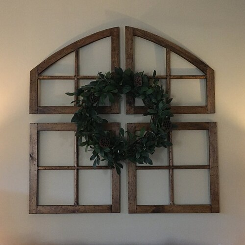 Rustic Window Frame Like Picture Box 6 Pane - Etsy