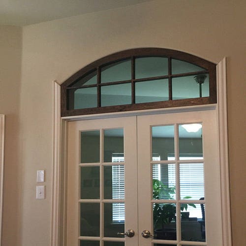 Custom Two Sided Arched Transom - Etsy