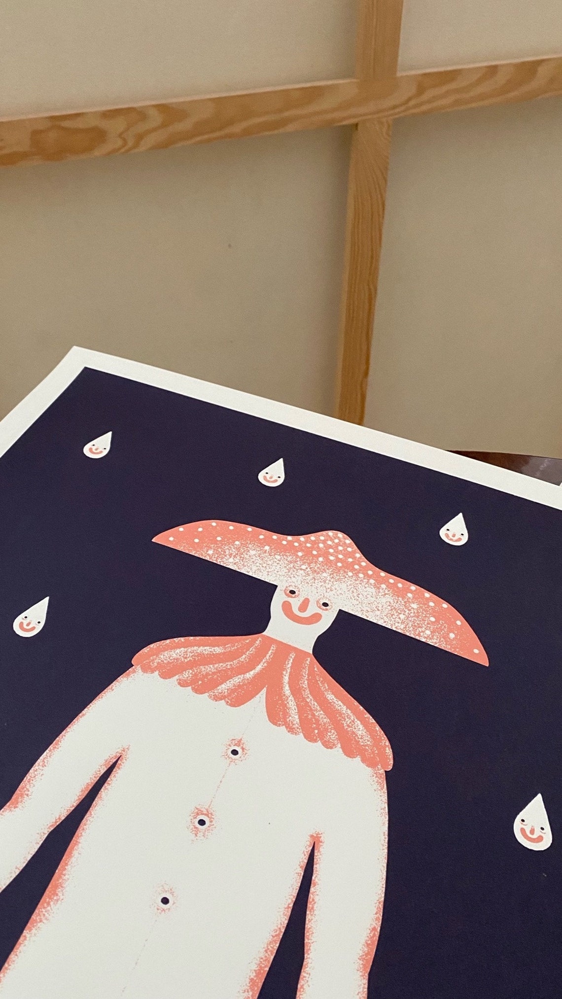 Fungo / poster serigrafico / 50 x 70 cm - Etsy Italia