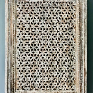 Antique Indian Jali Wall Panel, Wall Decor, Home Decor, Home and Living ...