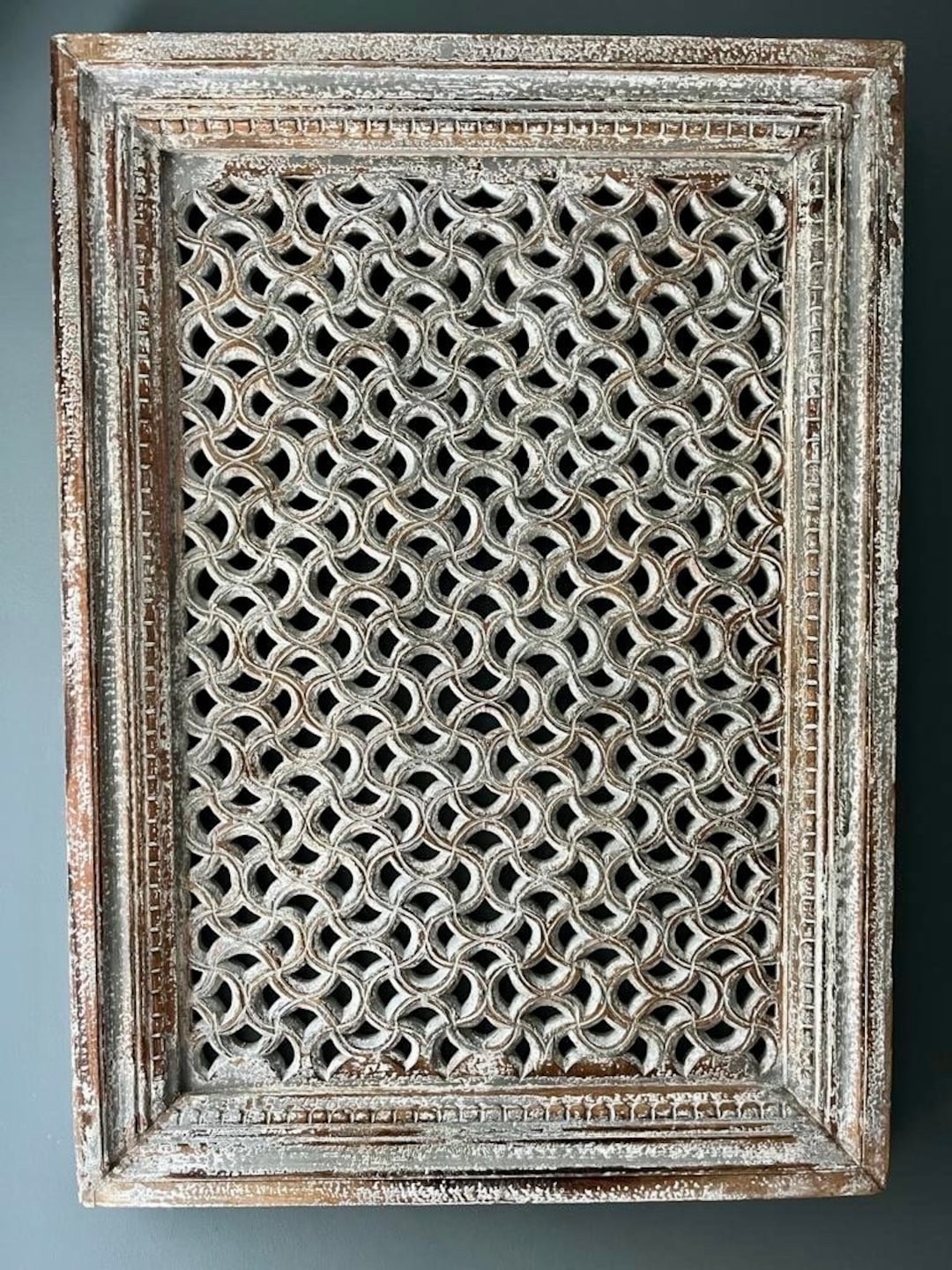 Antique Indian Jali Wall Panel, Wall Decor, Home Decor, Home and Living ...