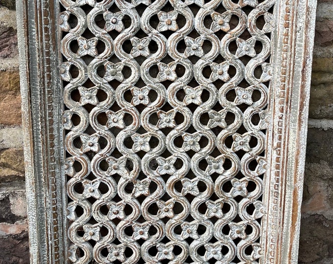 Antique Indian Jali Wall Panel, Wall Decor, Home Decor, Home and Living ...