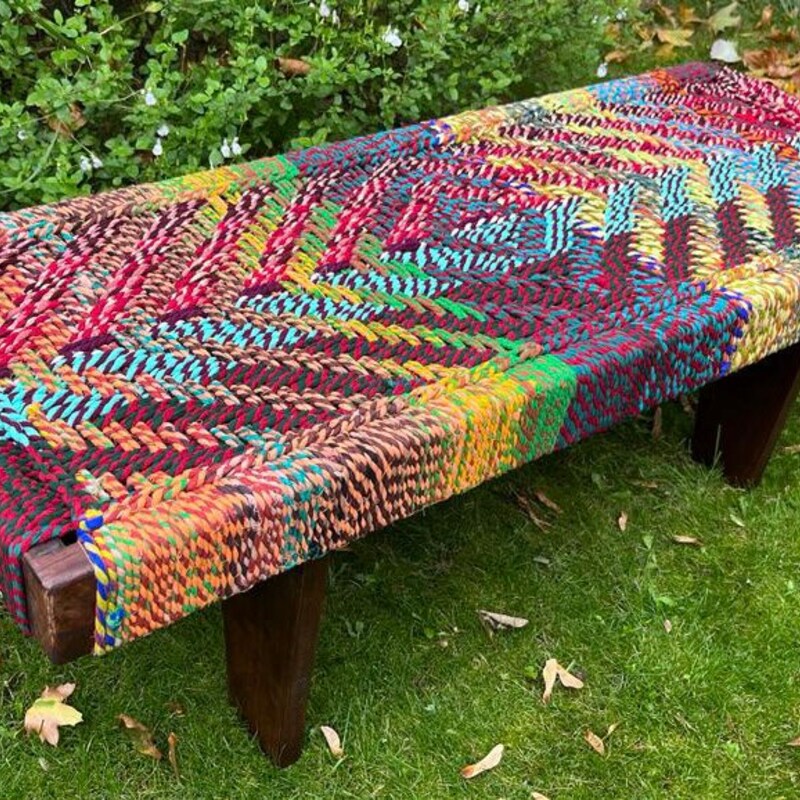 Woven Bench - Etsy