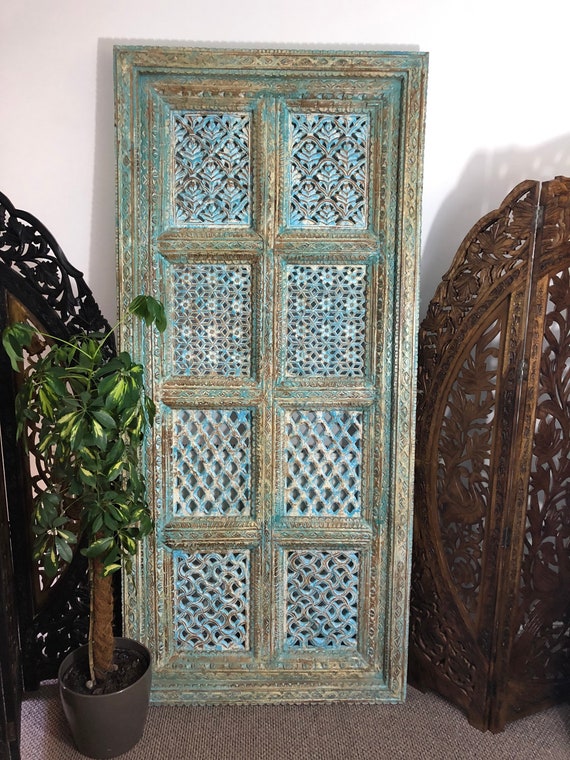 Antique Indian Carved Jali Wall Panel Wall Decor Screens | Etsy