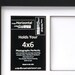 Double Magazine Frame Holds up to 1/4-inch Thick Media MEASURE-YOUR ...