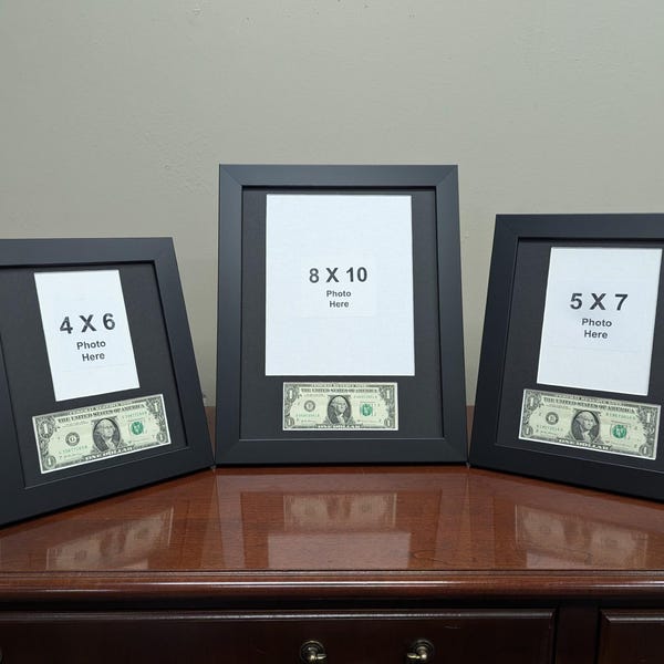 Currency Display Frame - Etsy