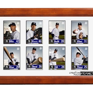 Eight Baseball Card Frame - Perfect for Collectors, Home, Office ...