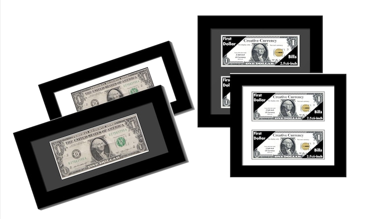 Currency Picture Frame (dollar Bill Frame) - Etsy