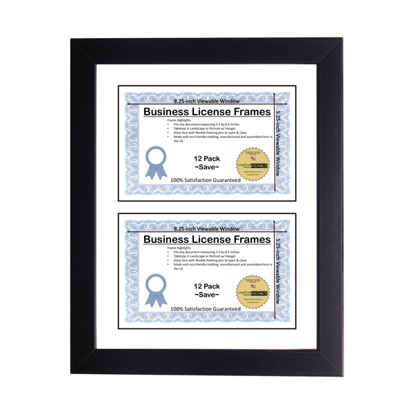 Business License Display Frame - Etsy