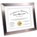 Stainless Steel Diploma Frame - Displays 8.5x11 With Mat or 11x14-inch ...