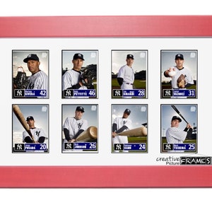 Eight Baseball Card Frame - Perfect for Collectors, Home, Office ...
