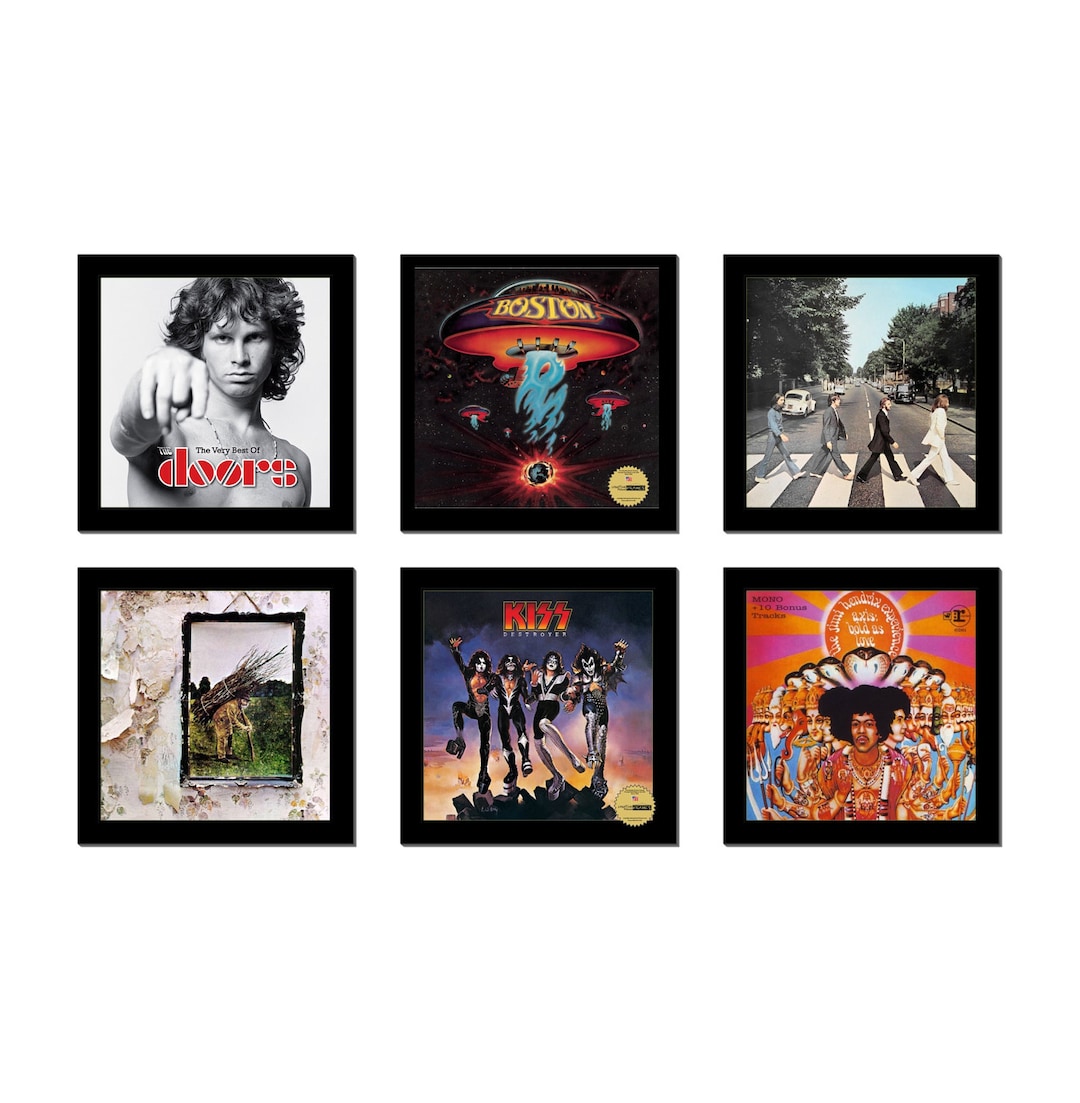 Vinyl Record Album Frame - Holds 12.5x12.5 Vinyl Album With LP - Record ...