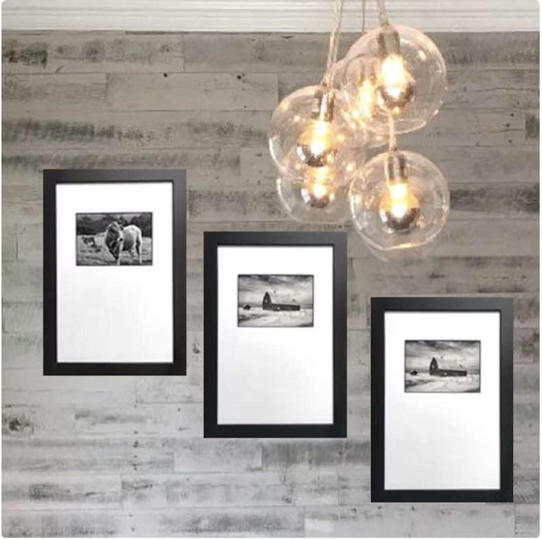 Offset Matted Photo Frame: 8x10 in 14x20-inch Frame - Etsy