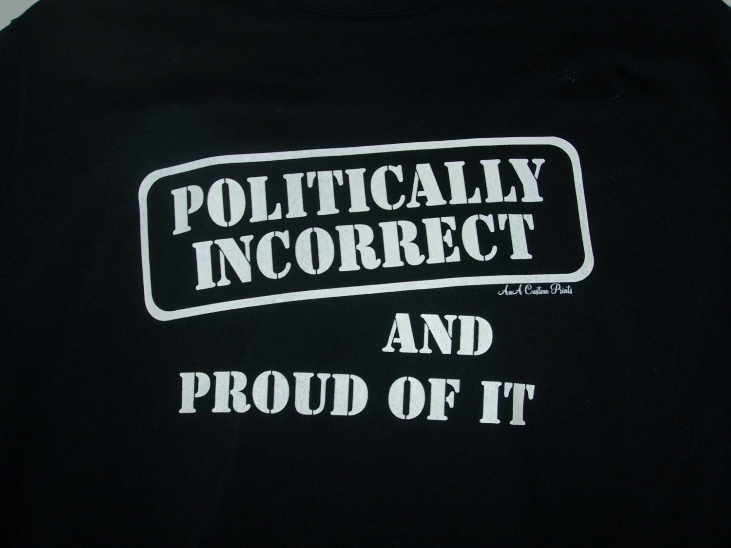 Politically Incorrect and Proud of It... T-shirt - Etsy