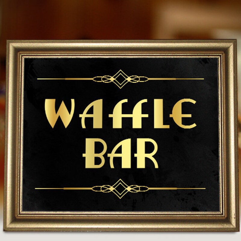 Wedding Waffle Bar - Etsy