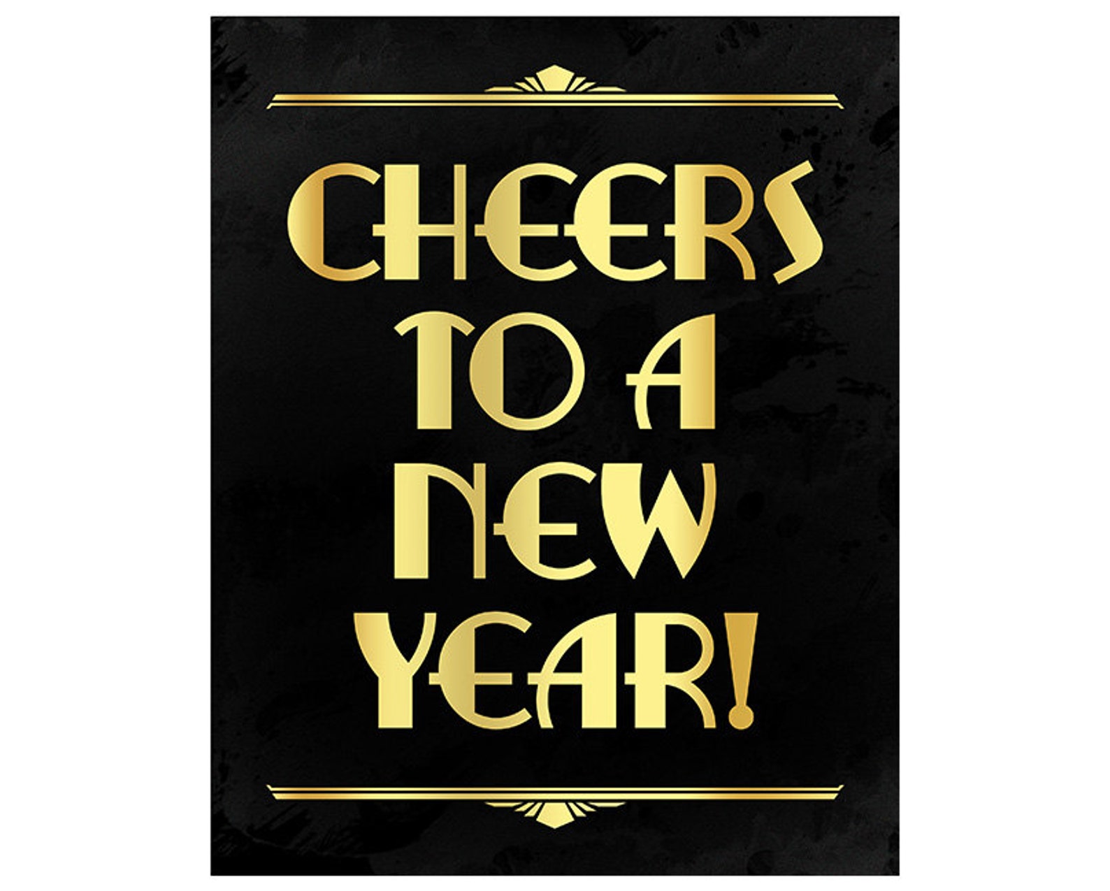 New Years Eve Decorations. Printable New Years Eve Sign. - Etsy