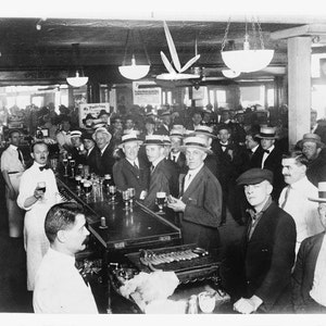 Bar Decor: Prohibition Era Black and White Vintage Photo. Printable ...