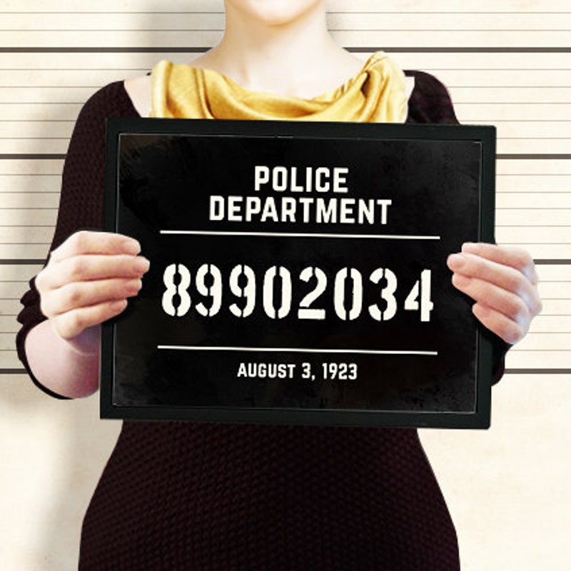Mugshot Board - Etsy