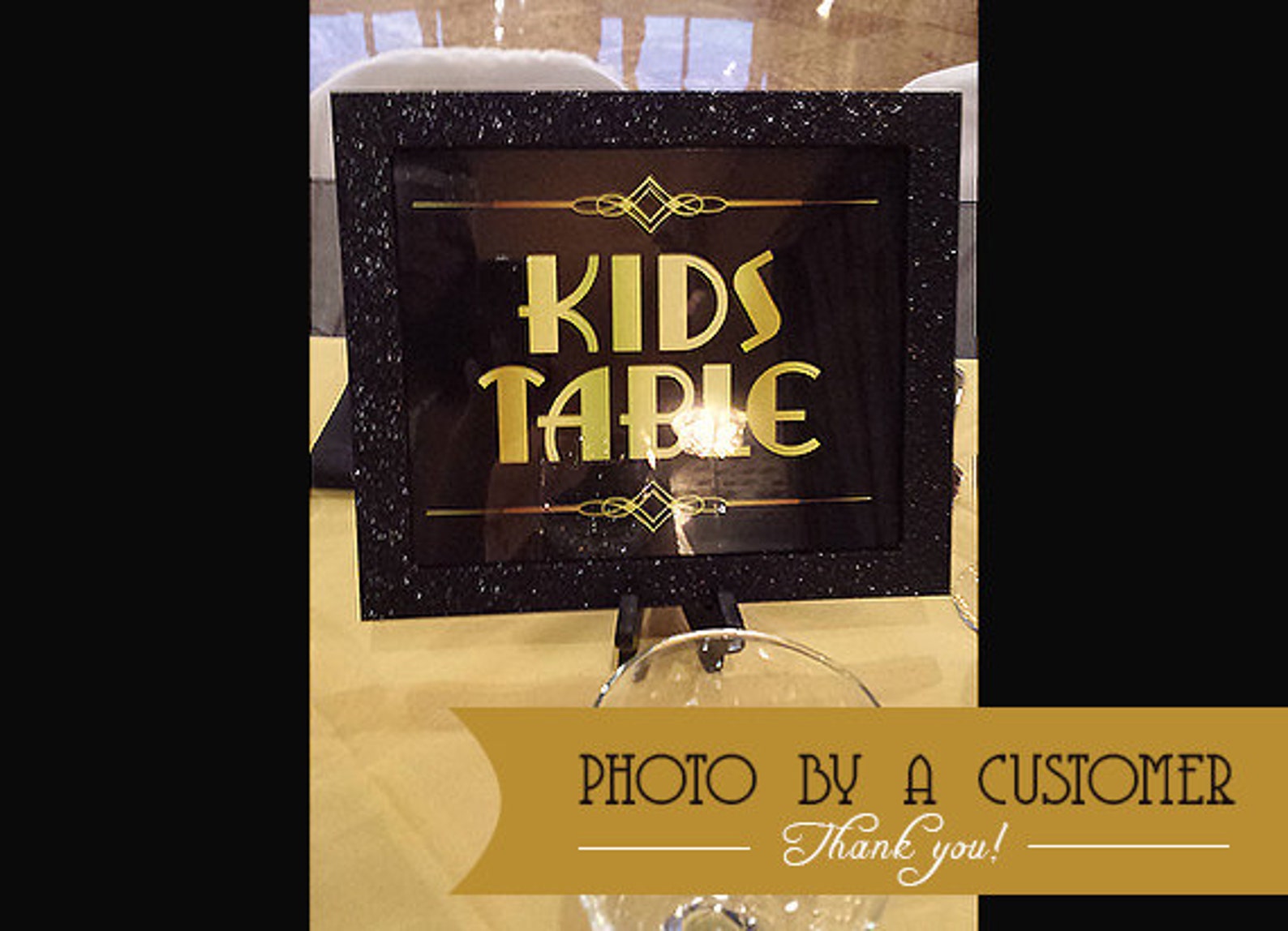 Kids Table Wedding Sign. Printable Wedding Supplies. Great Gatsby ...