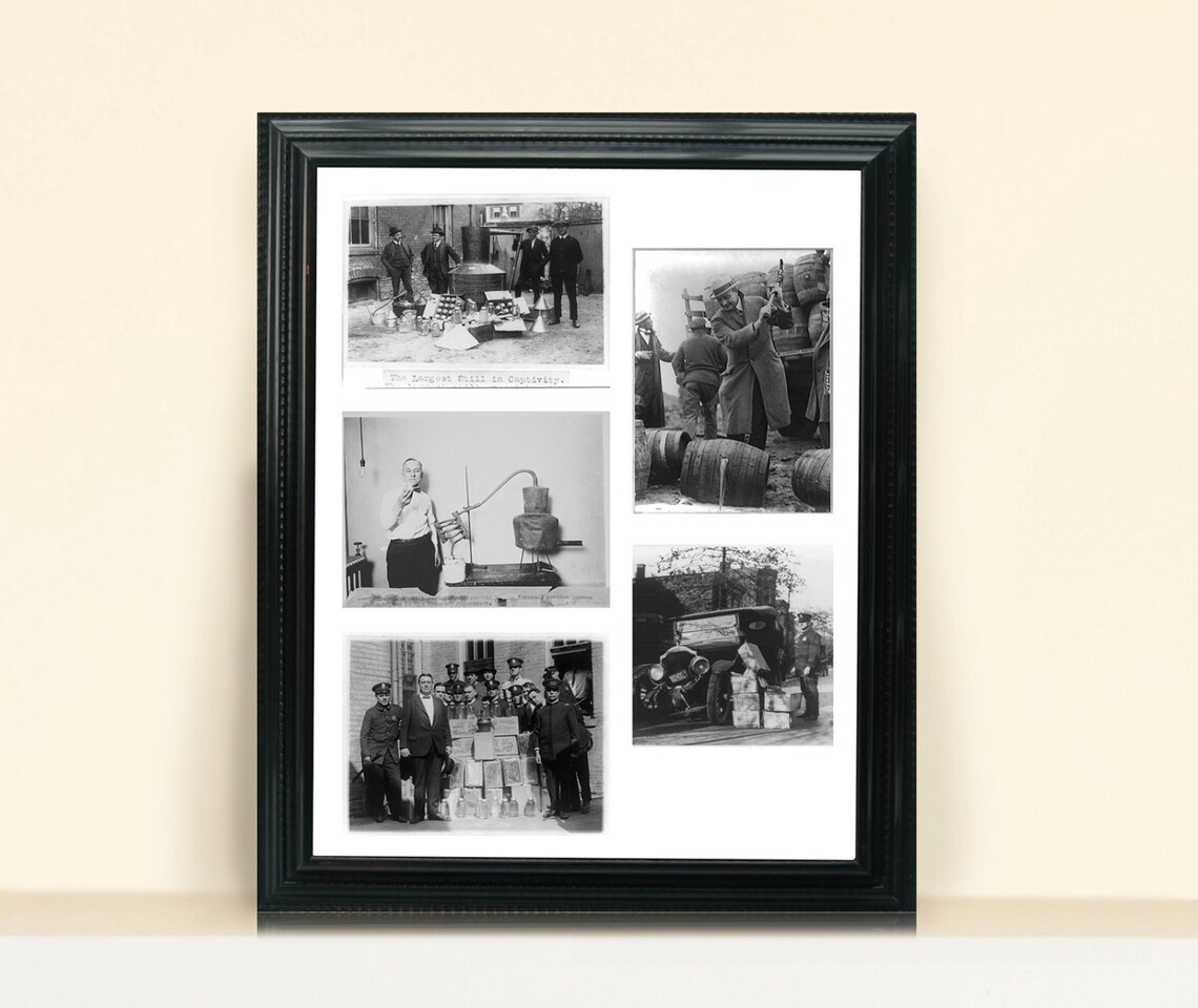 Prohibition Era Black and White Photos. Set of 5 Pictures. Printable ...
