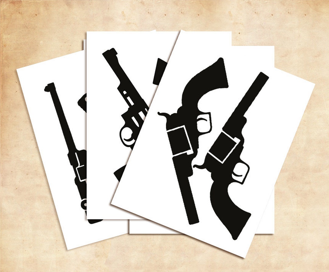 Gangster Photo Booth Props Printable. Mafia Photo Booth Prop Guns ...
