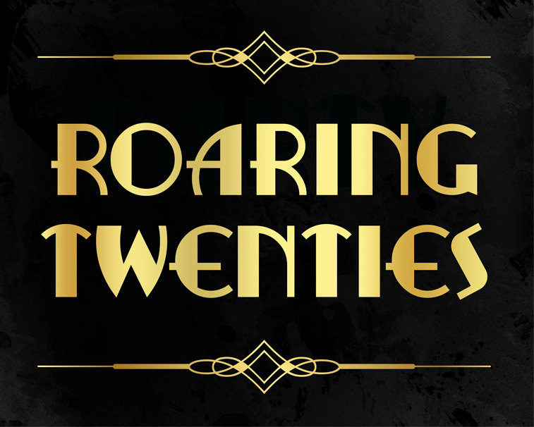Roaring 20s Party Decoration. Art Deco Poster. Great Gatsby - Etsy
