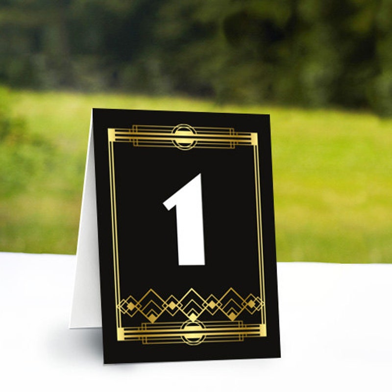 1920s Table Numbers - Etsy