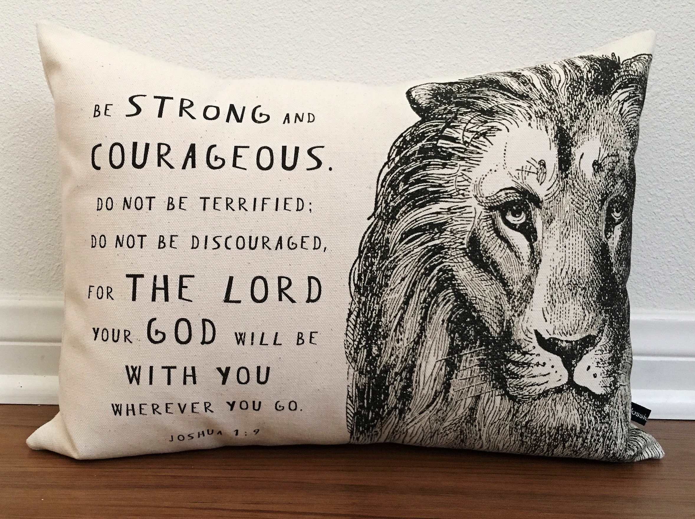 Joshua 1:9 Lion