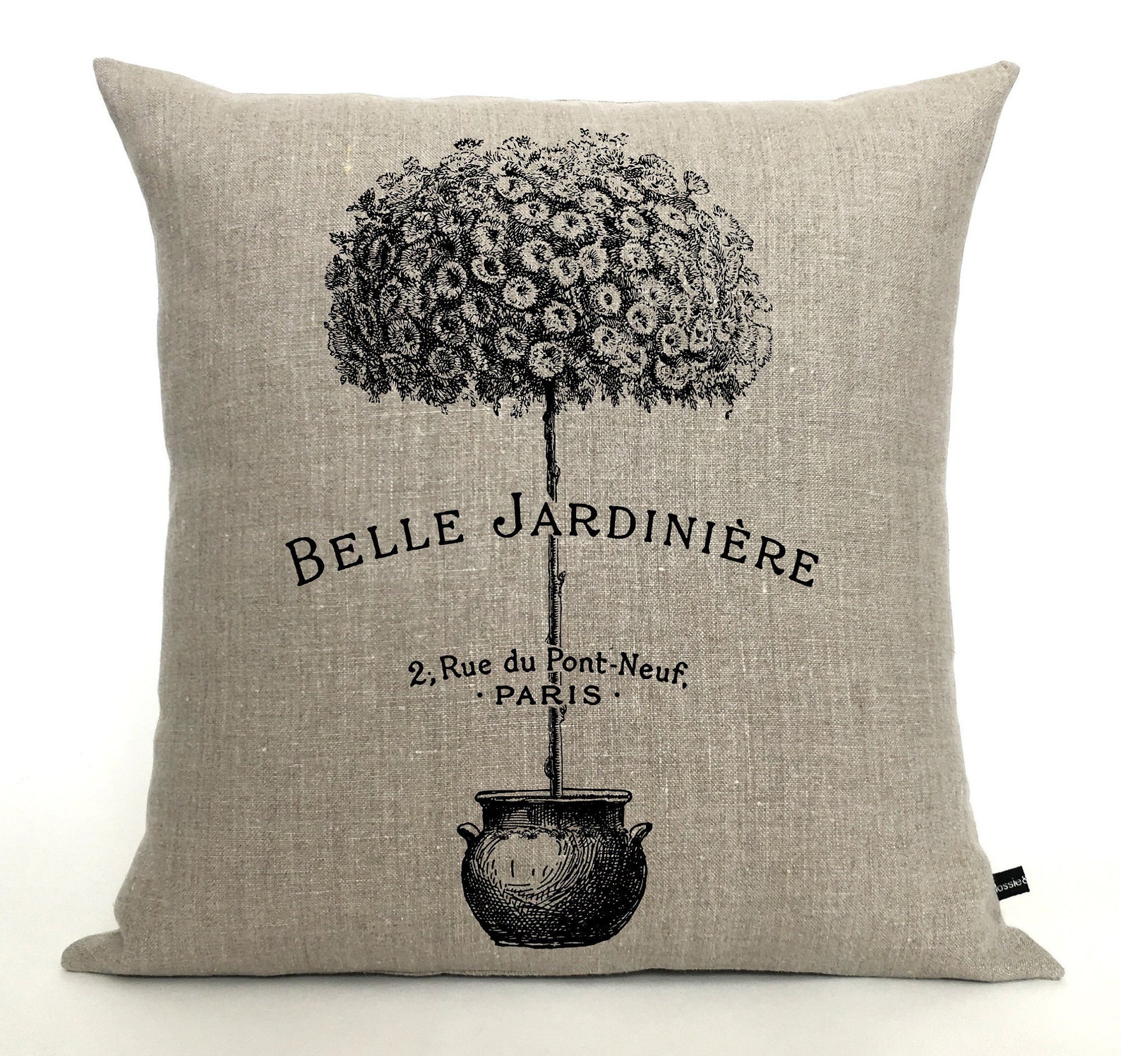 French Topiary Pillow Cover Belle Jardiniere Topiary Pillow | Etsy