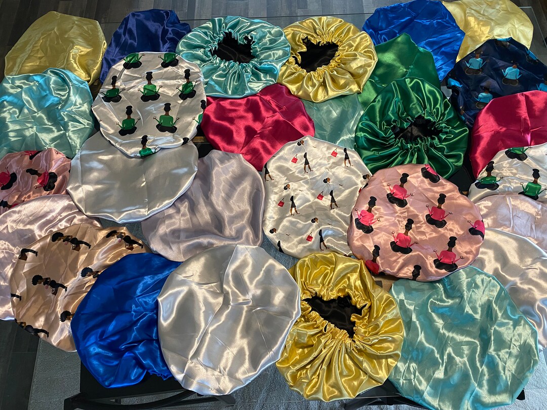 Adjustable Satin Bonnets - Multiple Colors! - Etsy