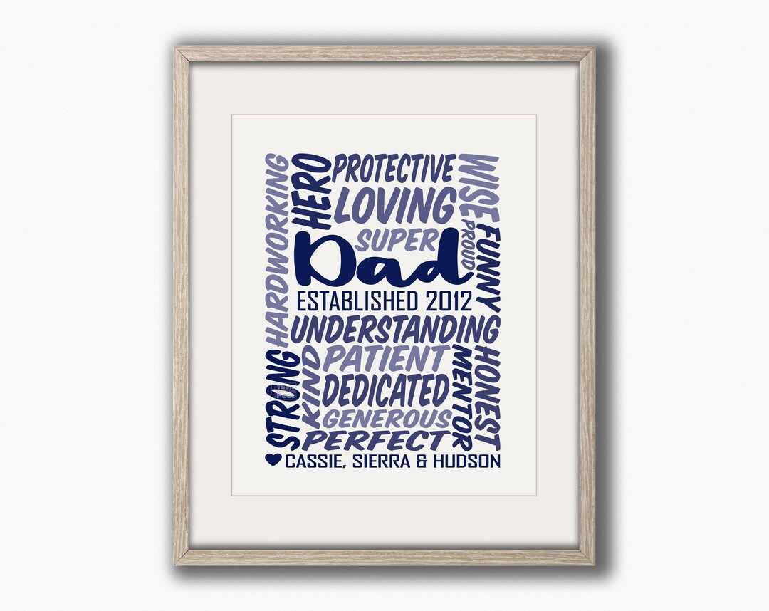 PRINTABLE Dad Gifts Printable Father's Day Gift for Dad - Etsy