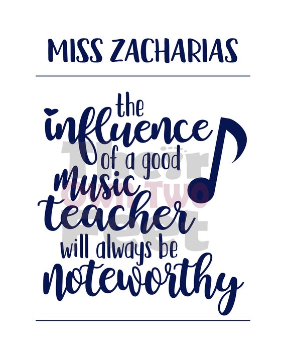 Music Teacher Quotes Thank You
