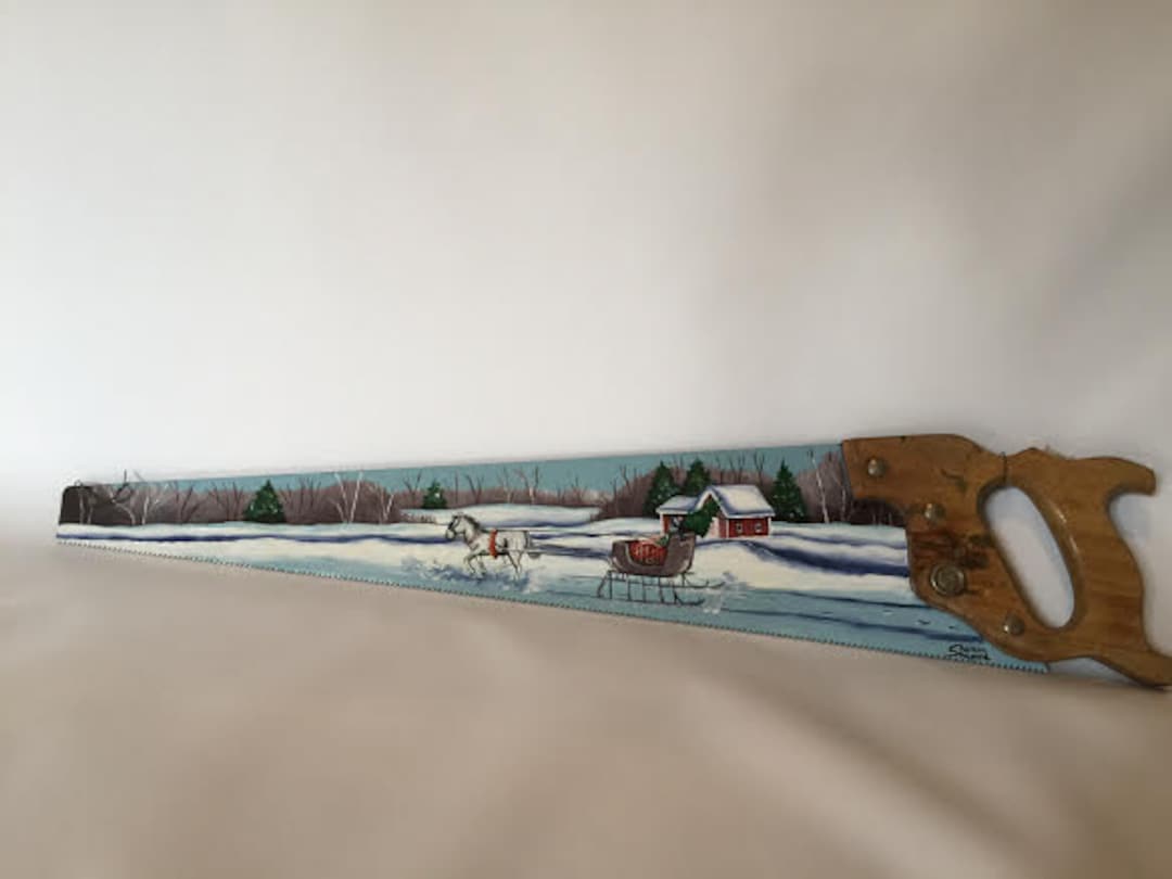 Hand Painted Hand Saw - Etsy