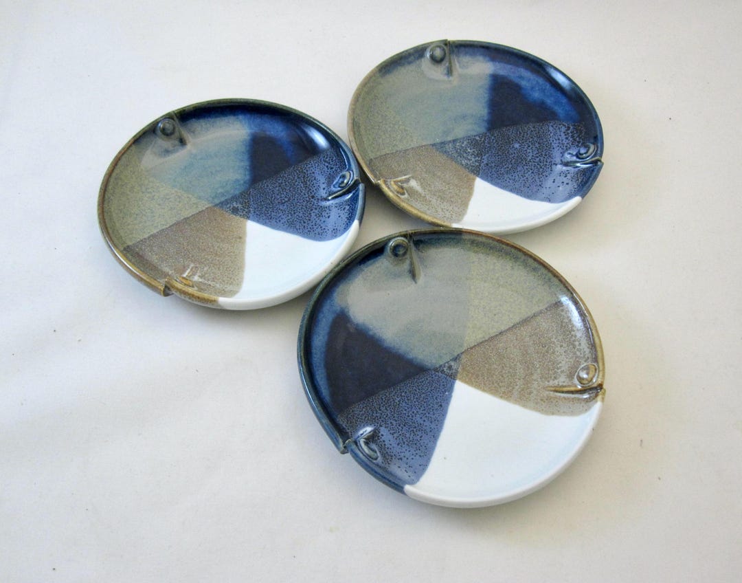 Small Porcelain Plates, Thrown and Altered - Etsy