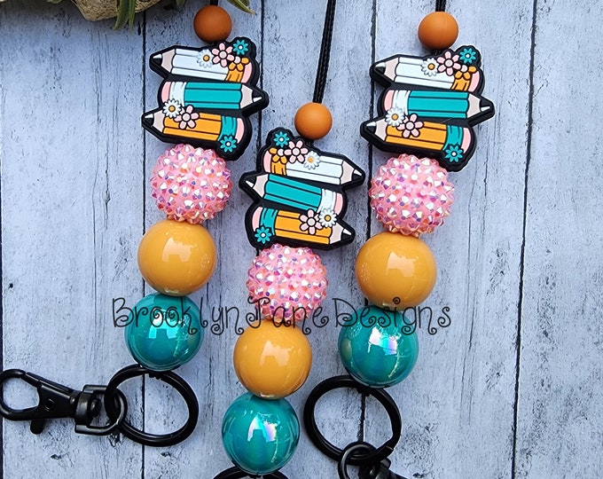 Back to School Teacher Lanyard, Lanyard for Teacher, Lanyard, Teachers ...