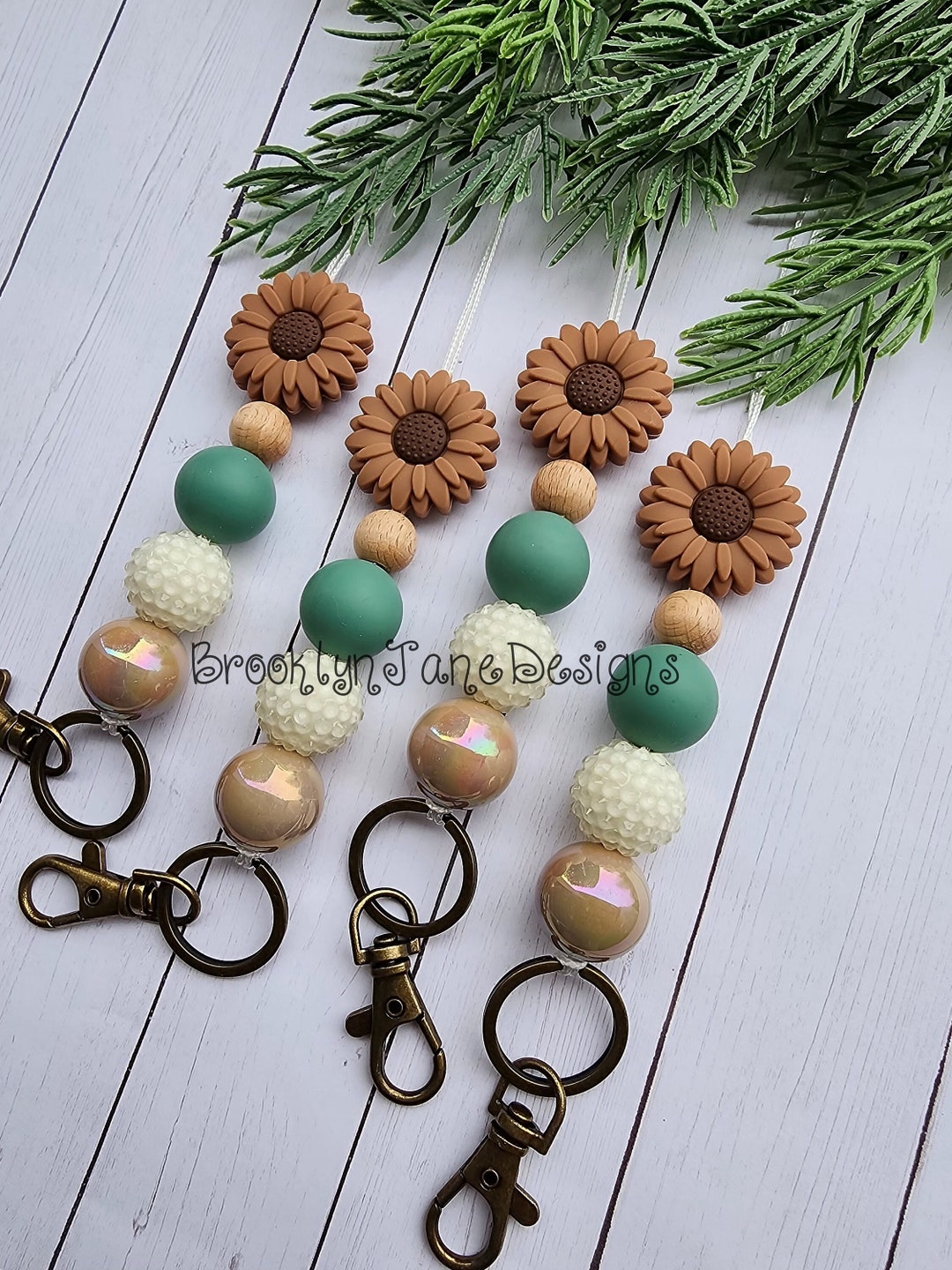 Boho Teacher Lanyard, Flower Lanyard for Teacher, Lanyard, Teachers ...