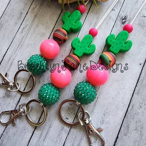 Cactus Lanyard Teacher Lanyard Lanyard Teacher Gift ID - Etsy