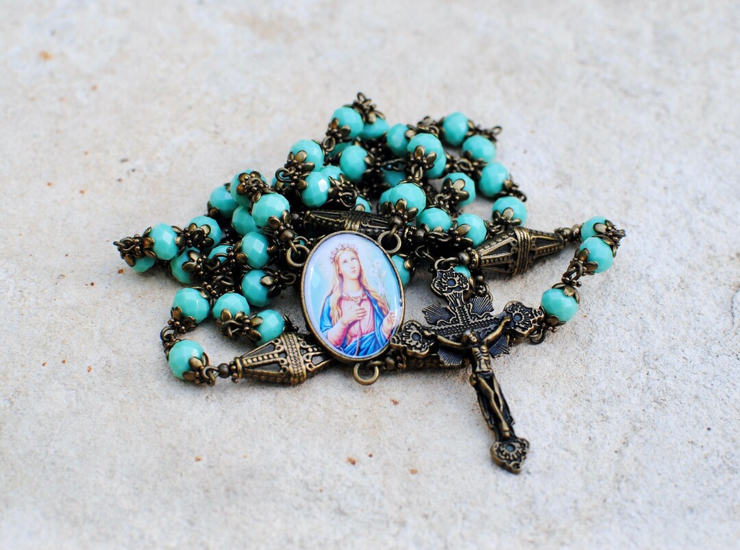 St Philomena Rosary - Etsy