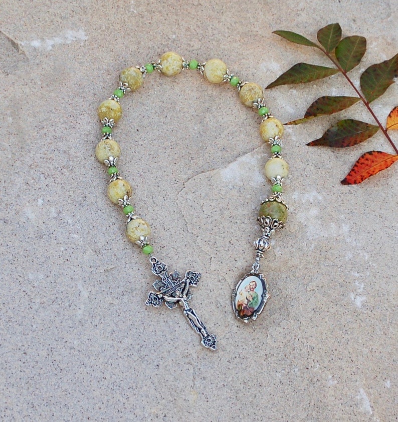 Rosary Chapletst Joseph Rosary One Decade Rosary Chaplet - Etsy