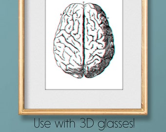 3d Anaglyph Art - Etsy