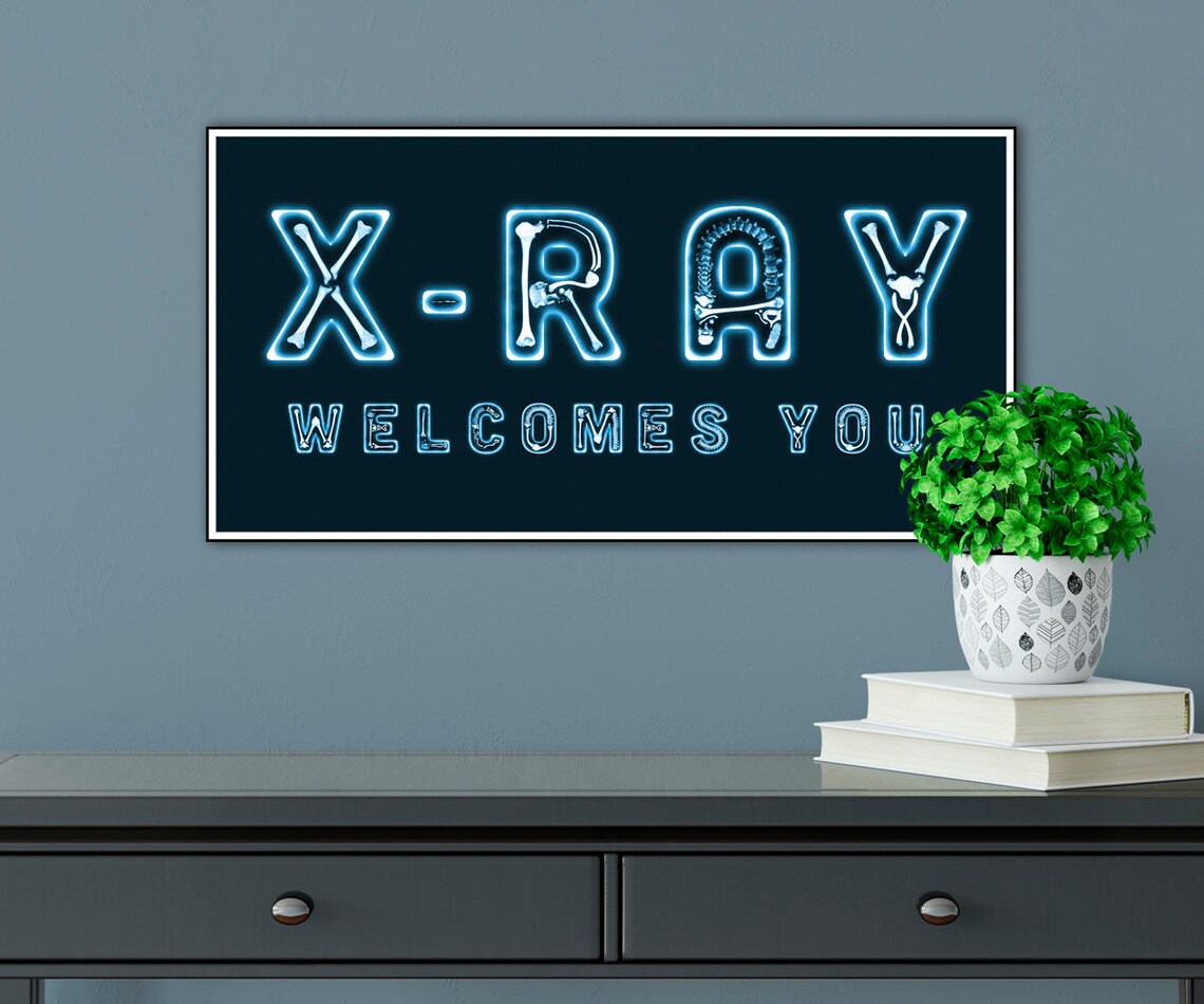 X-ray Welcome Sign Radiology Sign Radiology Decor Radiology - Etsy