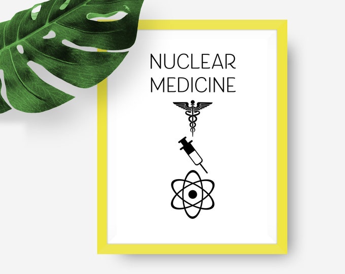 Nuclear Medicine Printable, Instant Download Nuclear Med Printables ...