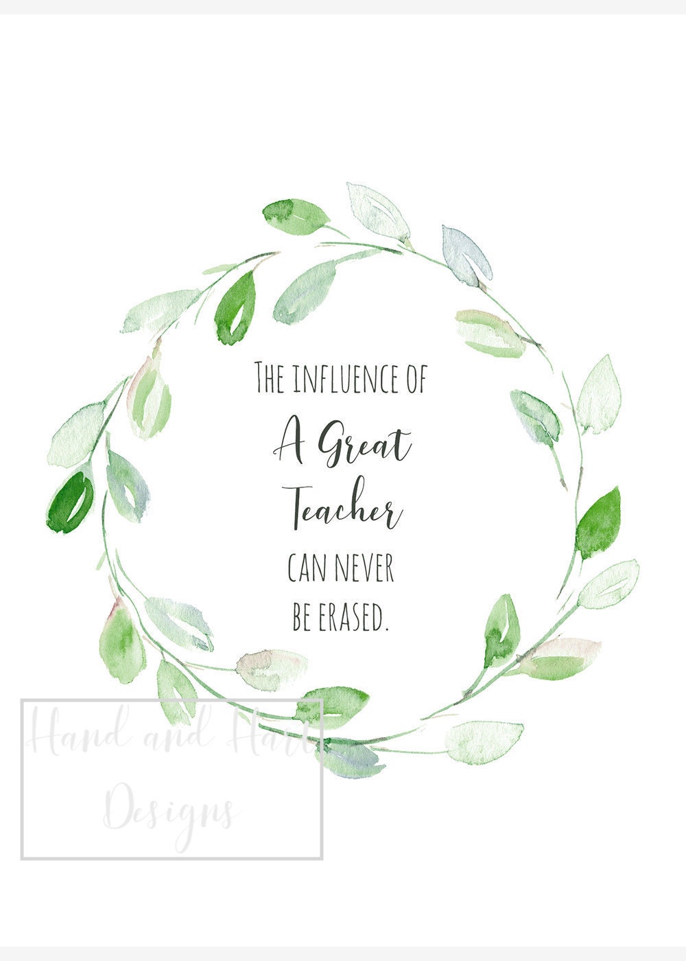 Teacher Appreciation Printable, Teacher Gift, Teacher Thank You, End of ...