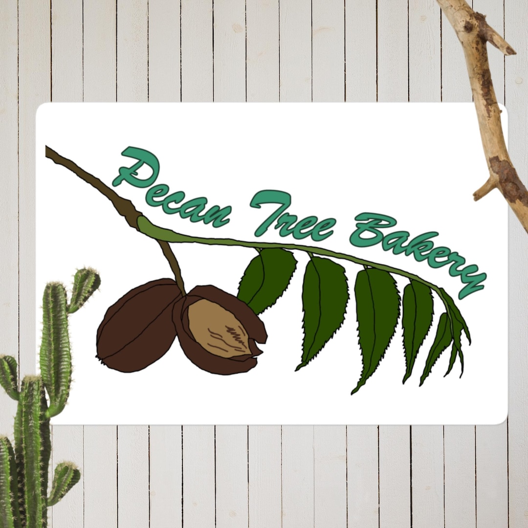 Pecan Tree Bakery Logo Vinyl Stickers - Etsy
