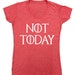 Not Today God of Death Funny Novelty Ladies' V-neck | Etsy