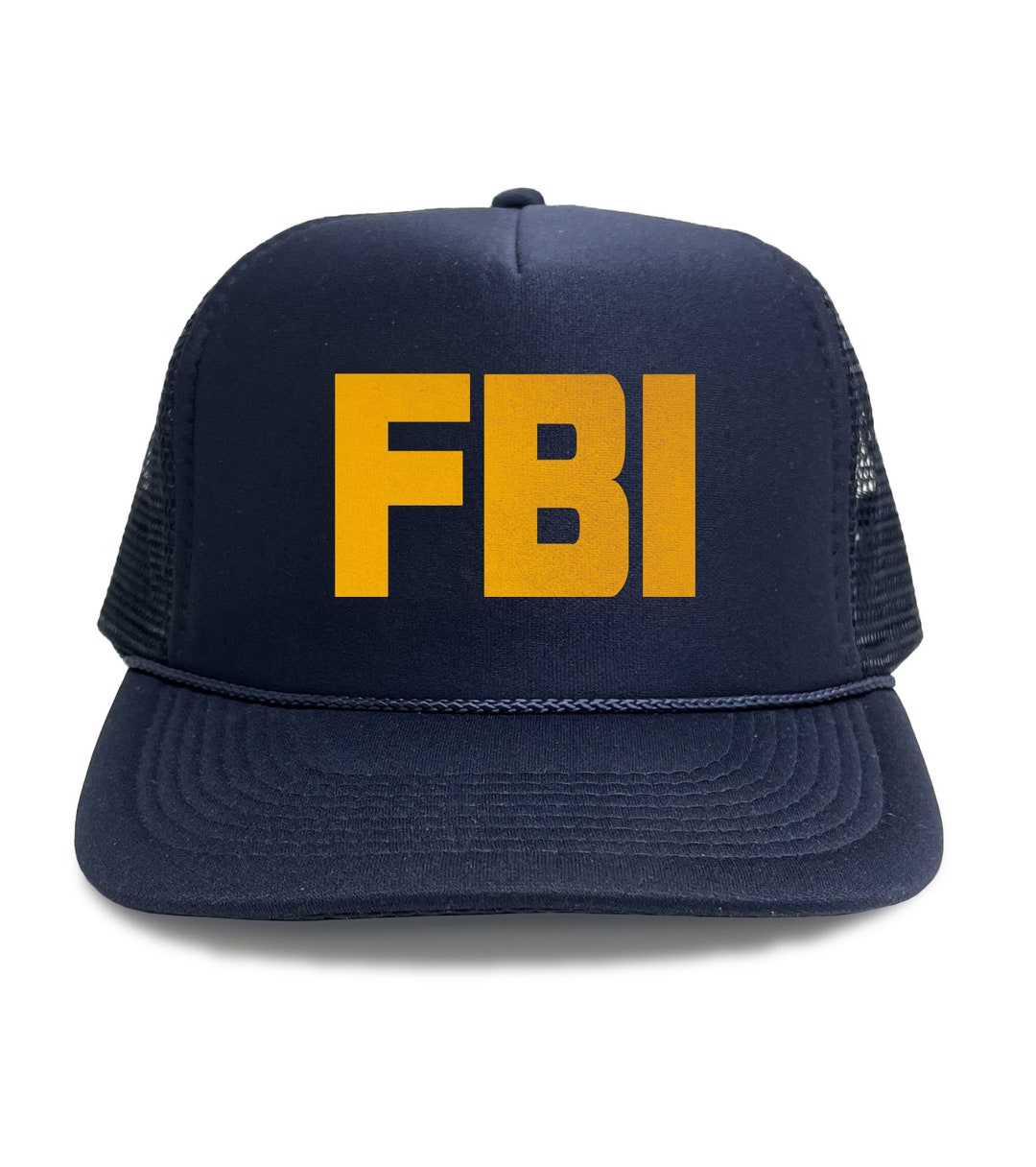 FBI Navy (gold Text) Investigation Halloween Costume Adjustable Unisex ...